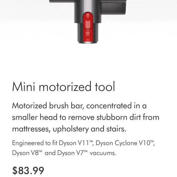 Dyson | Other | Mini Motorized Tool Dyson Genuine Part | Poshmark